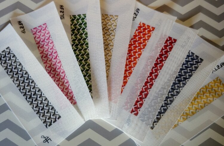 Y Pattern Key Fobs | Augusta Needlepoint