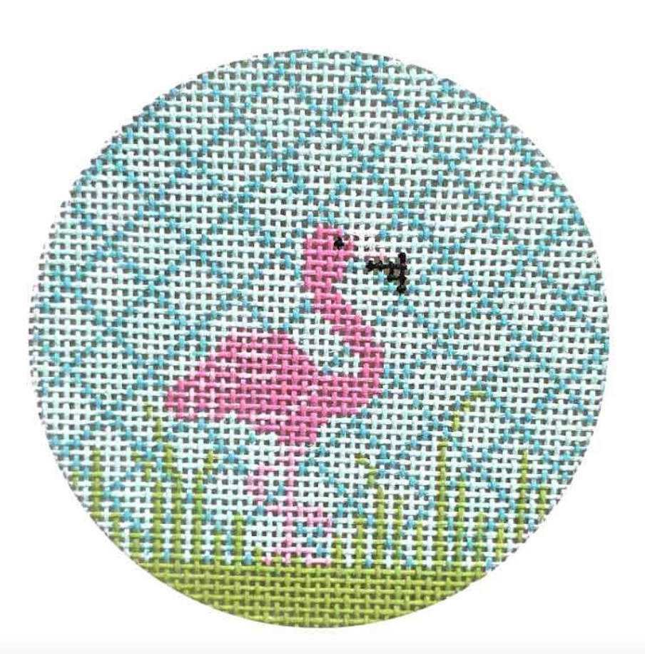 Pink Flamingo | Augusta Needlepoint