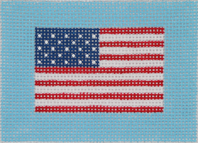 American Flag Insert | Augusta Needlepoint